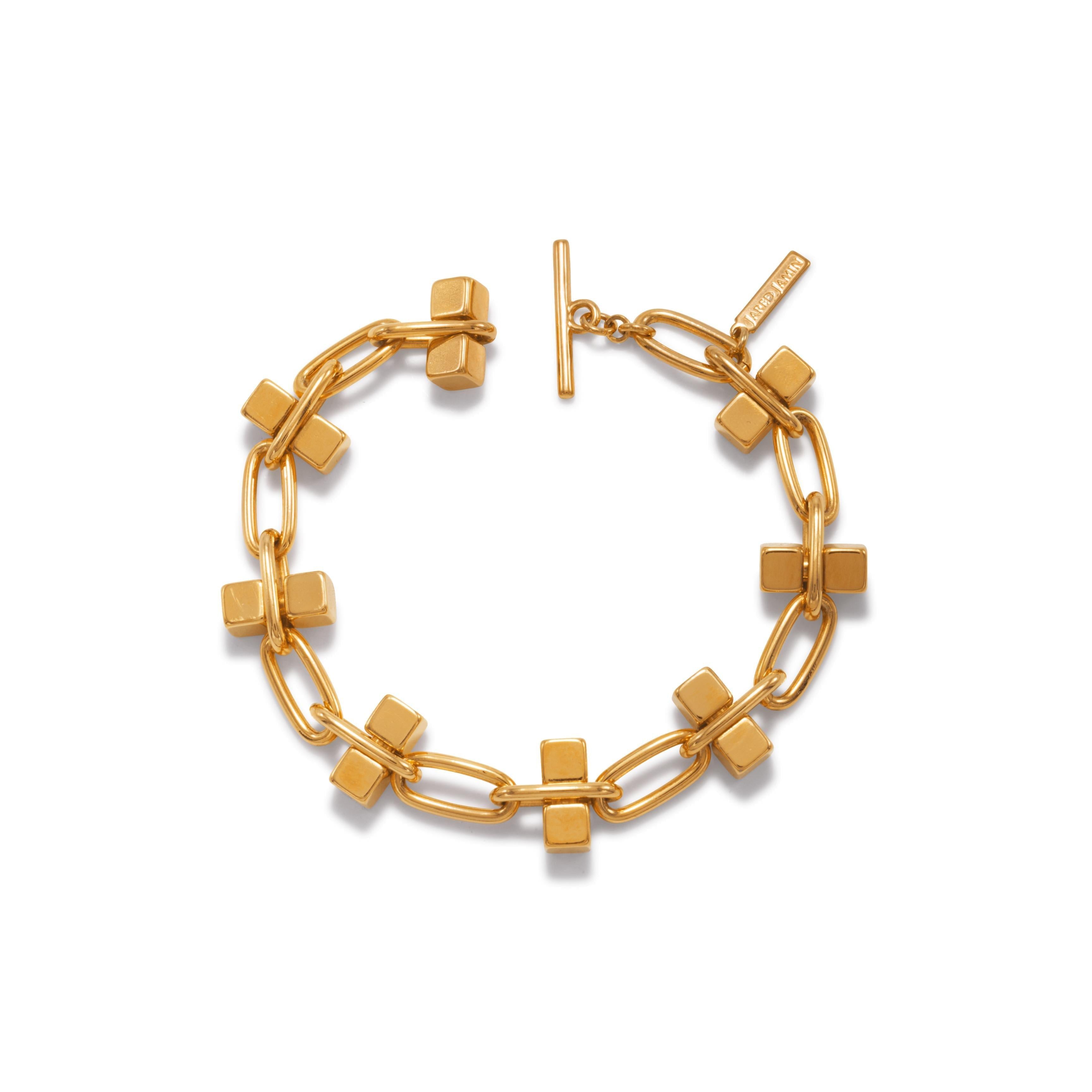 Blockbuster Gold Chain Bracelet - JAREDJAMIN